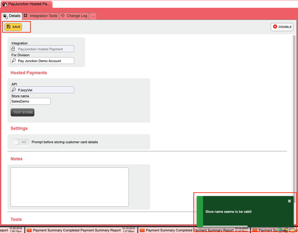 EzyVet – PayJunction Support