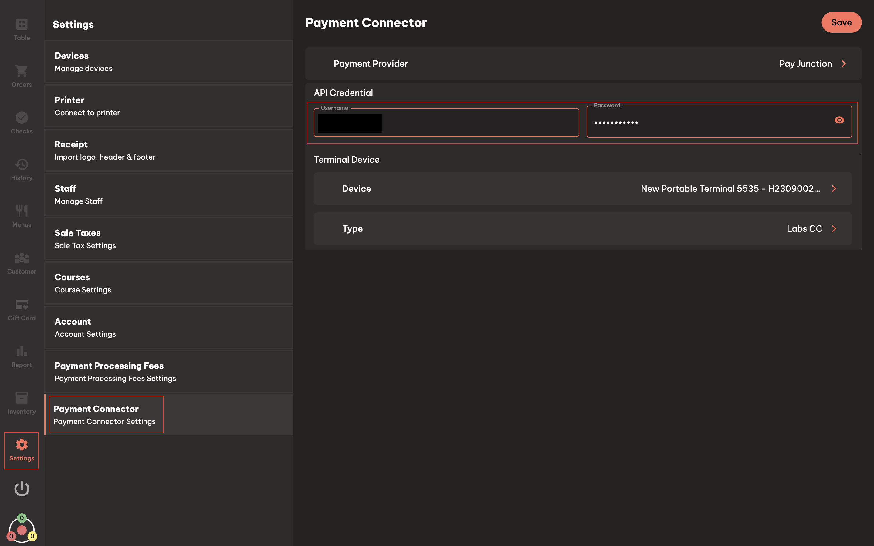 AUM POS – PayJunction Support