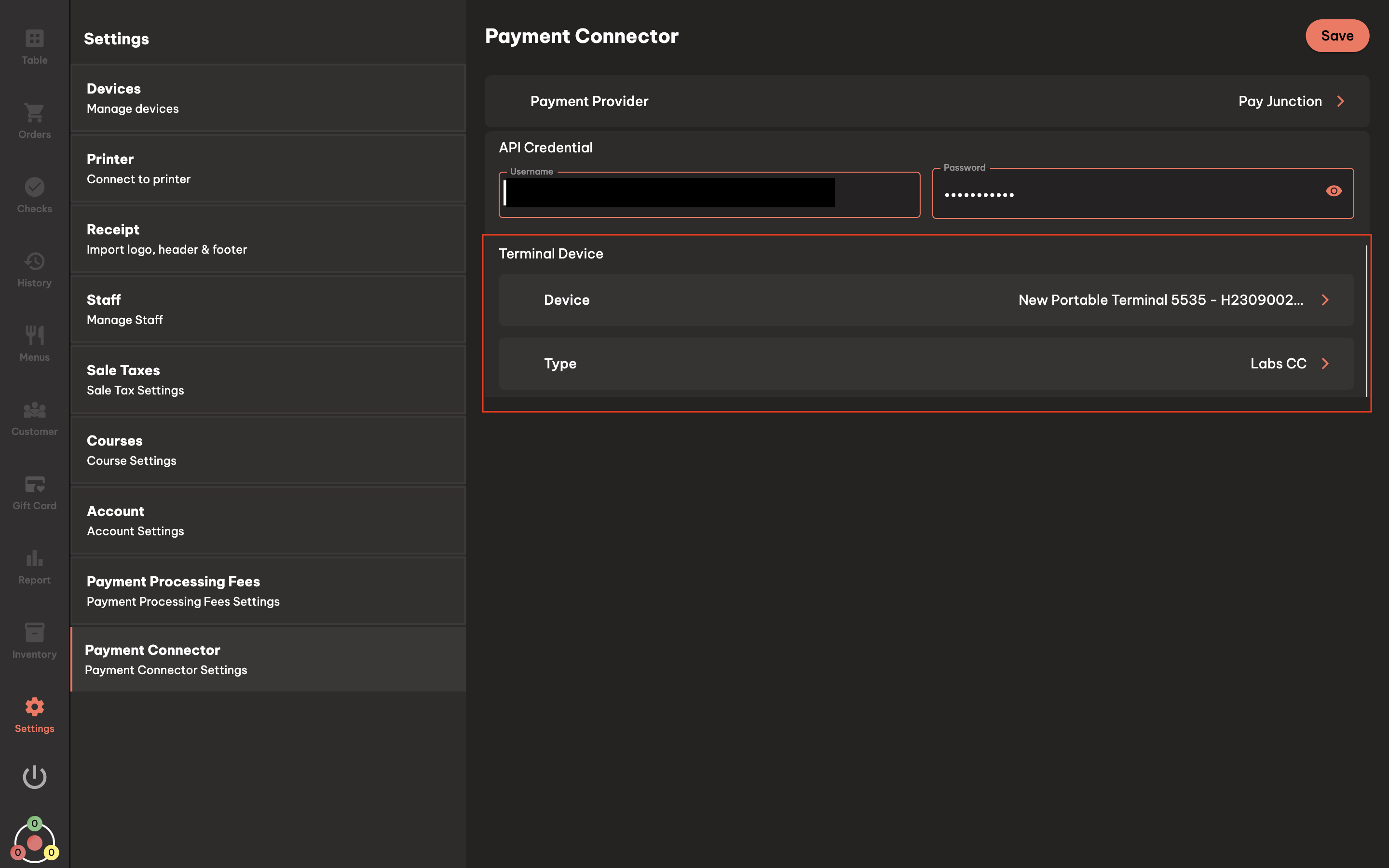 AUM POS – PayJunction Support