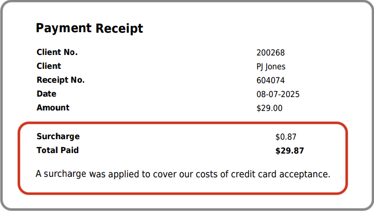 How to Add Surcharge Information To ezyVet Receipt Templates ...